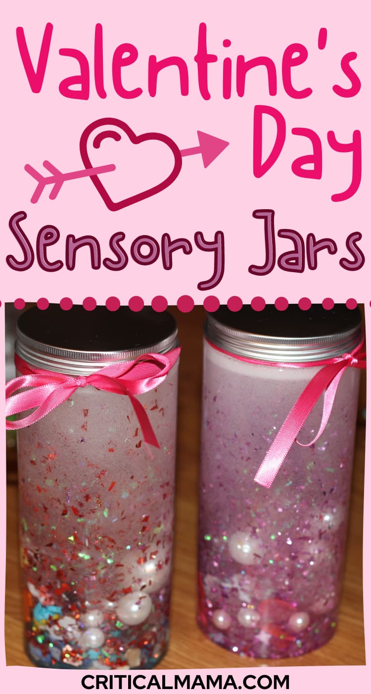 Easy & Fun Valentine's Day Sensory Jars - Critical Mama